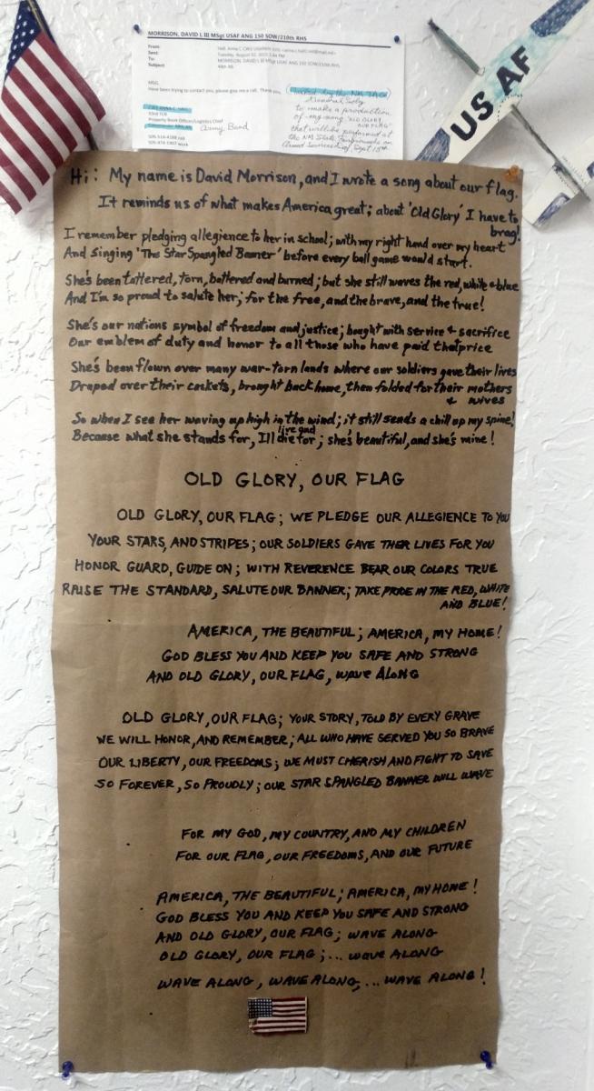 "Old Glory, Our Flag" | Legiontown U.S.A.